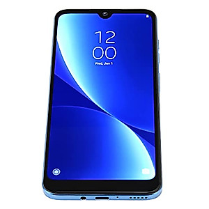 Airshi 4GB RAM 32GB ROM Cell Phone, 12s Pro Smartphone Double Card Slot 5G WiFi 1200x1960 Resolution for Home (Blue)