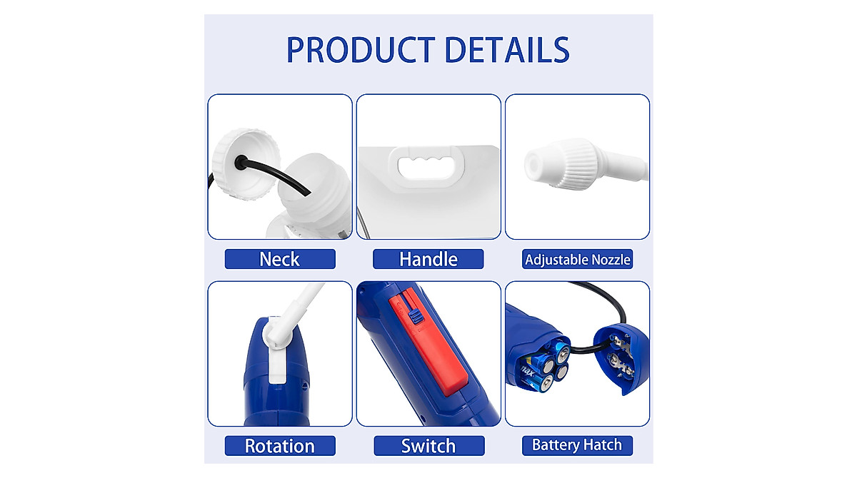 Battery Powered Multi-Purpose Sprayer - 1.35 Gallon