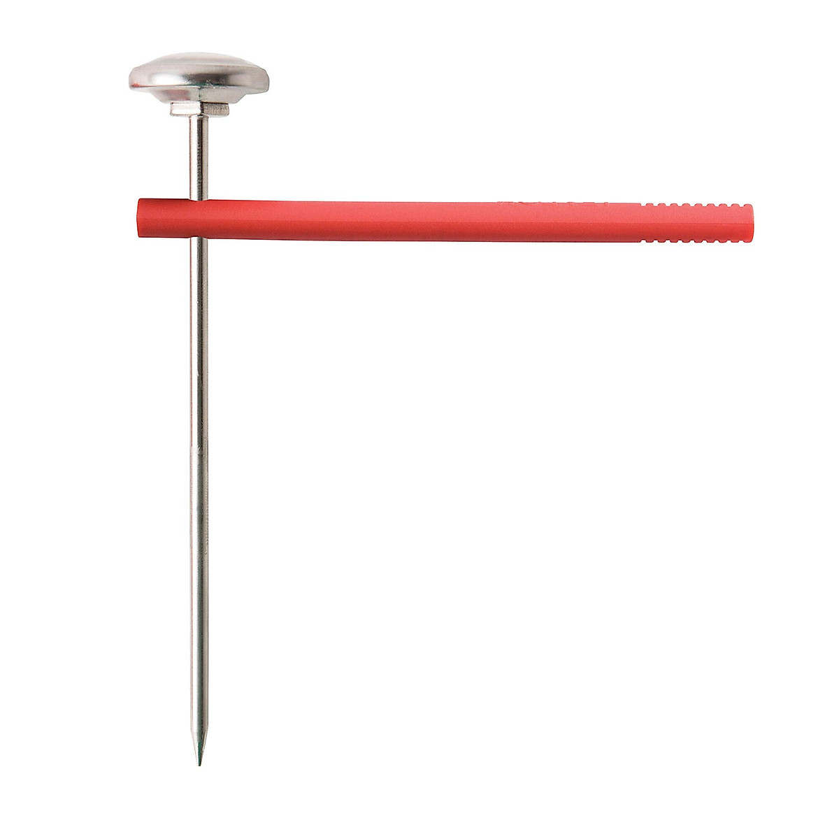 Taylor Instant Read Analog Meat Food Grill BBQ Cooking Kitchen Thermometer with Red Pocket Sleeve Clip, 1 Inch Dial