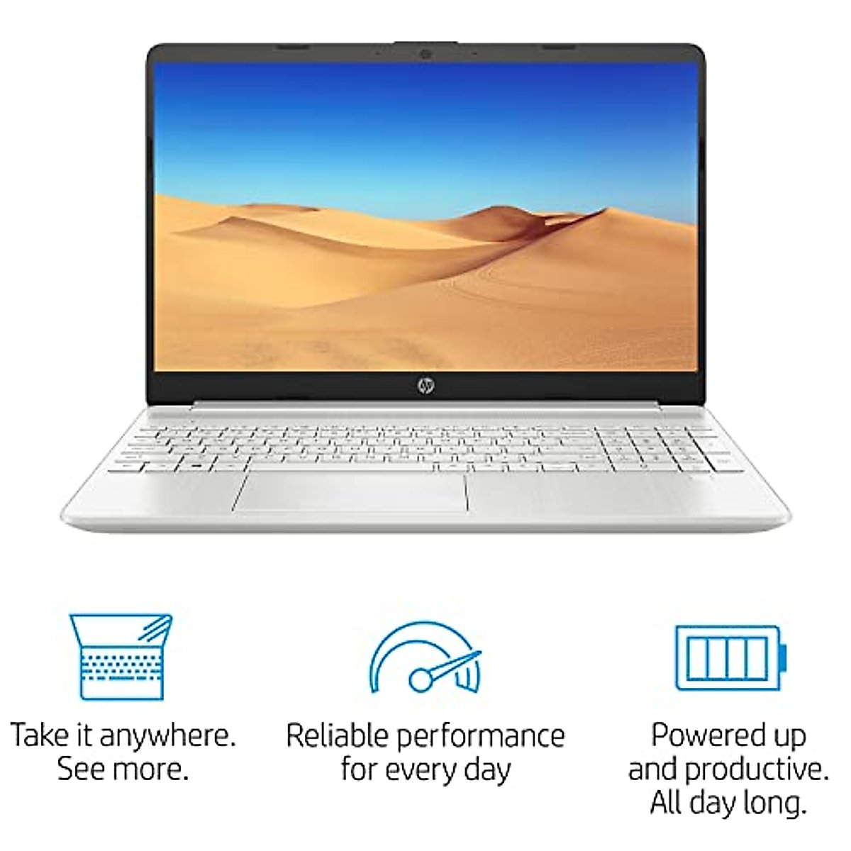 HP 15 Touchscreen Laptop, Intel Core i3-1115G4 Processor, Intel UHD Graphics, 15.6" HD Touchscreen Display, Online Meeting Ready, Fast Charge, HDMI, Windows 11 Home(16GB RAM | 1TB SSD)