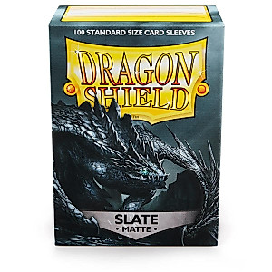 Arcane Tinman AT-11027 Dragon Shield Sleeves: Matte Slate (100)