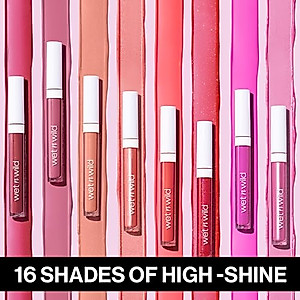 wet n wild MegaSlicks Lip Gloss, Ultra-Glossy, Vitamin-E Enriched, Ultra-Gloss High Shine Moisturizing, Cruelty-Free & Vegan - Snuggle Sesh