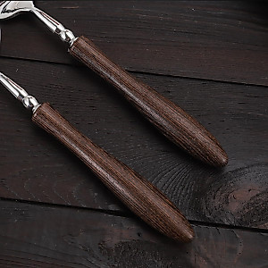 16 Piece Silverware Set Flatware Hammered Handle Food-Grade Stainless Steel Cutlery Set for 4 Forks Utensil Sets Home Essentials for New Home Exquisite Ergonomic Durable Birthday Party