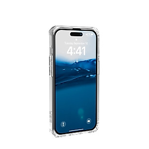 URBAN ARMOR GEAR UAG Designed for iPhone 14 Pro Case Translucent Clear Ice 6.1" Plyo Lightweight Slim Shockproof Transparent Protective Cover Compatible with Wireless Charging