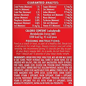 Milk-Bone Simply Original Dog Treats Biscuits for Large Dogs, 11 Pounds