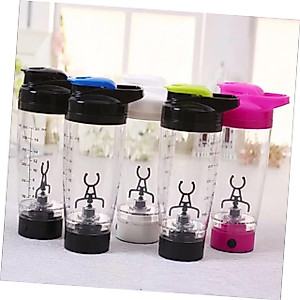 Zerodeko Hand Mixer Electric Handheld Electric Whisk Battery Blender Electric Mixing Mug Electric Protein Shaker Electric Mixing Cup Blue Cup Blender Hand Blender Electric Juice Portable