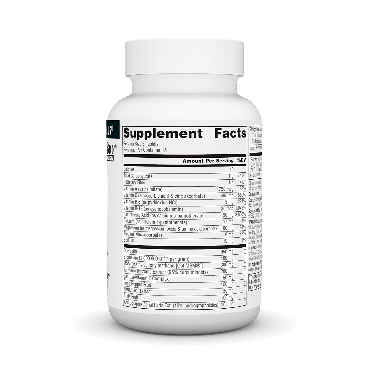 Source Naturals Aller-Response, Seasonal Immune Support* - 45 Tablets