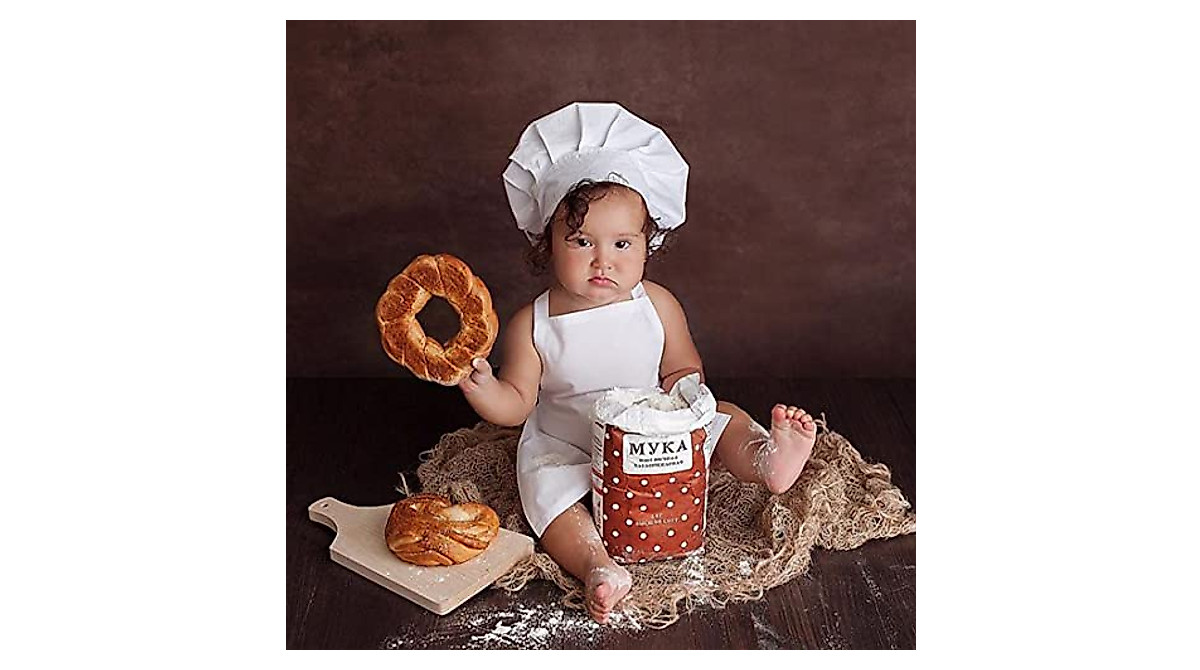 Baby Chef Photography Prop & Outfit - Adorable Newborn Photos