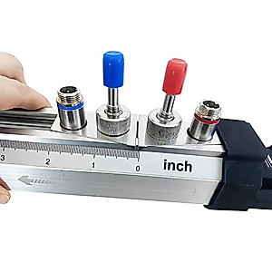 VTSYIQI Ultrasonic Flow Meter Sensor Transducer HS Clamp On Mounting Sensor for Ultrasonic Liquid Flowmeter with Measuring Range DN25mm to DN100mm