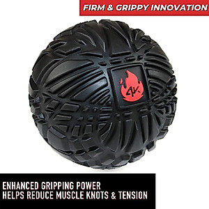 4KOR Massage Balls for Physical Therapy - Trigger Point Balls - Muscle Relief for Back, Neck, Shoulder, Foot Pain - Fitness Massage Balls - Mobility Balls for Deep Tissue Myofascial Release