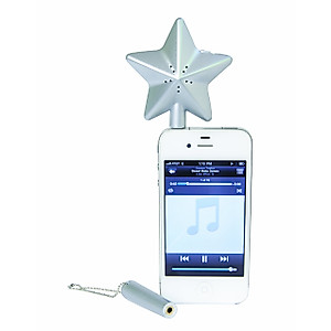 DCI 35401 Funkyfonic Magic Wand Speaker - Retail Packaging - Silver