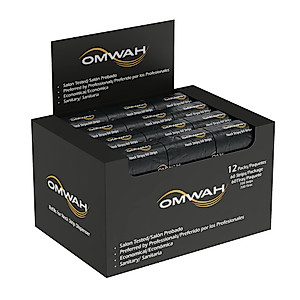 OMWAH Professional Neck Strips (1 Carton- 720 Pieces) - 12 Packs With 60 Per Pack for Hair Cutting, Barber and Salon Use