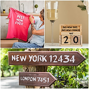 36Pcs Letter Stencils for Painting, Reusable Numbers & Alphabet Stencils,Spray Painting Stencils,Letter Stencils for Wood,Wall,Fabric,Rock,Chalkboard,Signage (11 inch,Cursive)