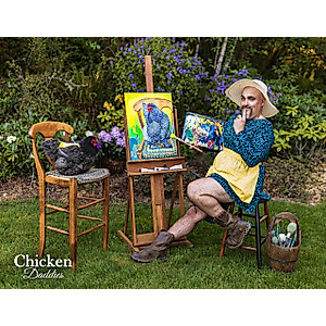 Chicken Daddies Wall Calendar 2024 - Better Hens & Gardens Edition | Funny Gifts | Funny Gifts | Birthday Gifts | Secret Santa | Gag Gifts | Weird Stuff