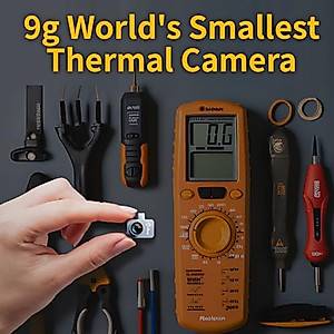 InfiRay P2 Pro Thermal Camera for Android, 256x192 IR High Resolution, 9g Smallest Thermal Imager with -4°F to 1112°F Temp Range, Video Recording Supported, Works for Smartphones and PC & Tablets
