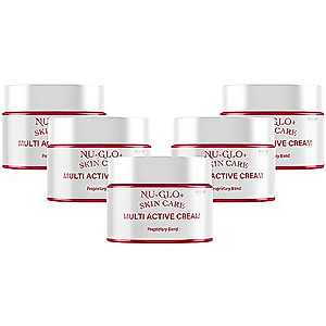 5 Pack - Nu-Glo Skin Cream - Nu GLo Anti-Aging, Nu Glo, Nu-Glo, Nu-Glo Cream, Nuglo, Nuglo SkinCare, Nu Glo Anti-Wrinkle, Nu-Glo Cream, Skin Care for Face and Eye Cream Moisturizer For 5 Months.