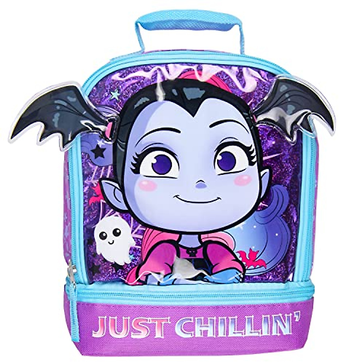 Disney Vampirina Just Chillin' 3D Dual Compartment Insulated Lunch Cooler Bag
