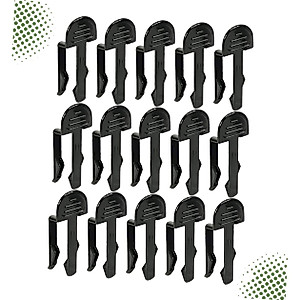 Garneck 50pcs Trash Can Clip Trashcan Garbage Bag Clamp Trash Can Stabilizer Snack Sealing Clip Waste Bins Clips Trash Can Clamp Food Storage Bag Clip Garbage Bag Clips Heavy Holder