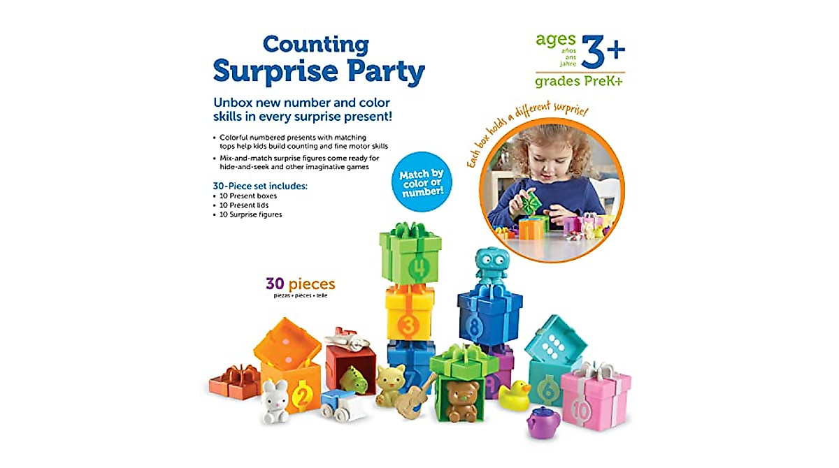 Learning Resources Counting Surprise Party for Kids 3+ | Fun & Educational