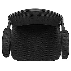 Flash Furniture Kelista Mid-Back Black Mesh Ergonomic Drafting Chair | Adjustable Foot Ring, Flip-Up Arms | Comfort and Productivity