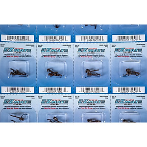 Bachmann Trains - E-Z MATE MARK II COUPLERS - MAGNETIC KNUCKLE COUPLERS with METAL COIL SPRING - UNDER SHANK - LONG (12 pair/card) - HO Scale