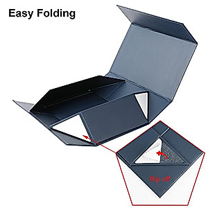 PACKHUB Gift Box with Magnetic Closure Lid 12" X 6" X 4" Luxury for Gift Packaging, Bridesmaid Proposal Box, Magnetic Gift Box for Gifts…