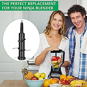 Replacement Ninja Blender Blade for 72 oz Pitcher, 6 Blade Ninja Blender Replacement Parts Compatible with Nin-ja Blender Kitchen System 1100W 1200w 1500w, Fit BL660C BL740 BL642 BL500C NJ600C