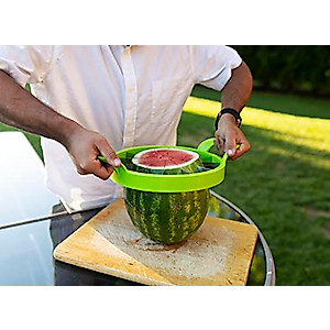 KOLORAE EXTRA LARGE WATERMELON SLICER WITH HANDLES