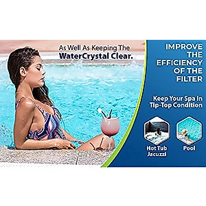 Black Diamond Stoneworks Ultimate Spa Pool Filter Cleaner Fast-Acting Spray and Ultimate Spa Pool Natural Enzyme Water Clarifier Treatment for Hot Tub. 2-Quart Bundle