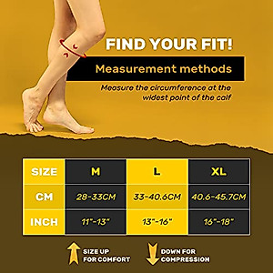 Calf Compression Sleeve Men-2 Pack Shin Splint Compression Sleeve - Lower Leg Compression Sleeve for Basketball Football Running Varicose Vein