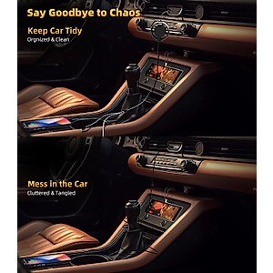 GLOGO 3 in 1 Retractable Charging Cable [3A,3FT] Multi USB Cable Fast Charger Cord for Phone, Samsung, iPad, Tablets, Switch and More (Black)