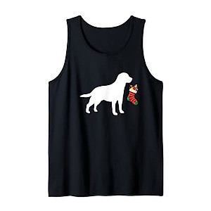 Labrador Retriever Christmas Stocking Stuffer Dog Tank Top