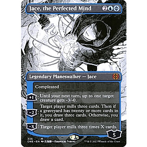Magic: the Gathering - Jace, The Perfected Mind (336) - Borderless - Phyrexia: All Will Be One