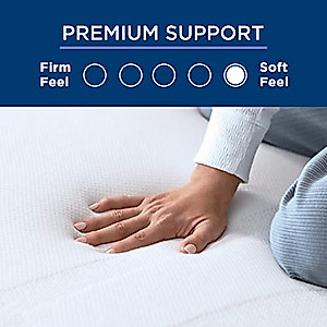 Tempur-Pedic TEMPUR Supreme 3-Inch Mattress Topper, Medium Firm, Queen, White