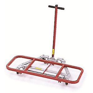 Raymond Original Mighty King Steel Desk Lift, Hard Rubber Wheels, 600 lbs Load Capacity, 9-3/4" Height, 40" Width X 16" Depth