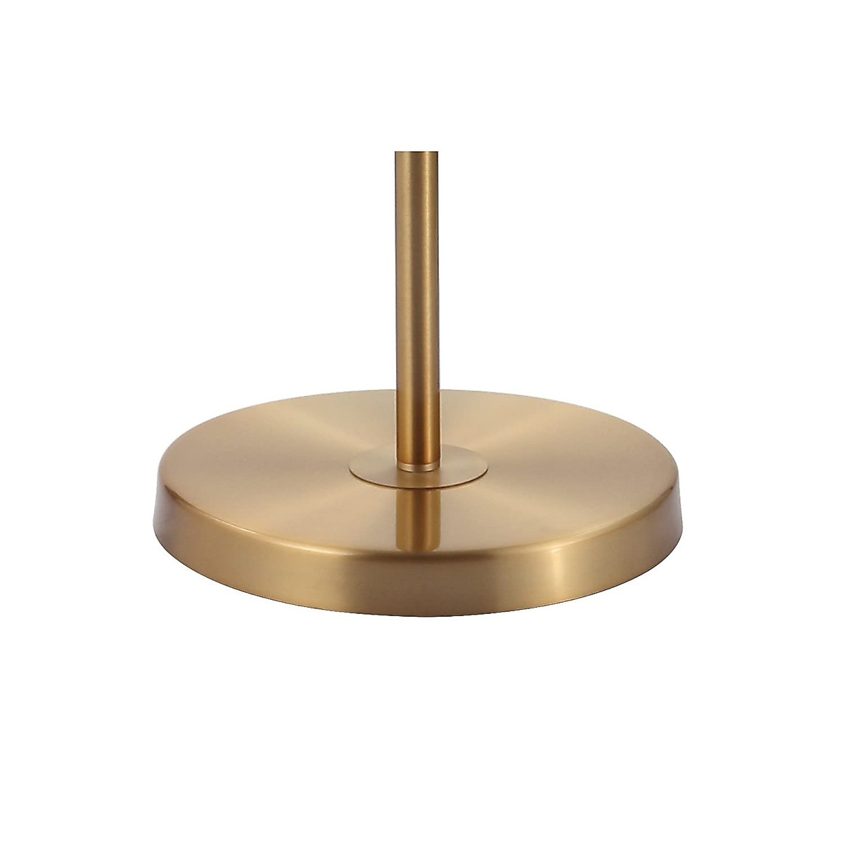 JONATHAN Y JYL9005B Jemma 60" Crystal/Metal LED Floor Lamp, Contemporary, Modern, Transitional, Elegant, Office, Living Room, Family Room, Dining Room, Bedroom, Hallway, Foyer, Brass Gold/Clear