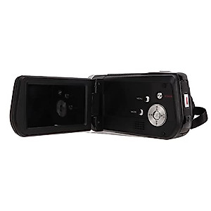 13MP 4K HD DV Camera, 3Inch IPS Screen Digital Video Camera, 30X Digital Zoom Recording Camera, 270 Degree Rotation Shooting Without Dead Angle for Interviews, Travel
