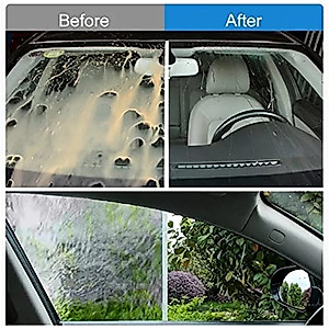 2023 Car Glass Oil Film Cleaner with Sponge -【New Model】Glass Oil Film Removing Paste, Car Windshield Oil Film Cleaner, Glass Stripper Water Spot Remover, Safety and Long-term Protection (A-1PCS)