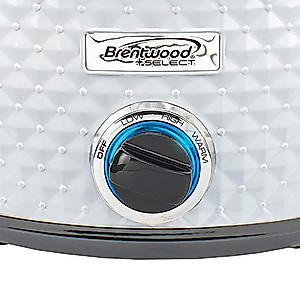 Brentwood Select SC-157W Slow Cooker, 7 Quart, White