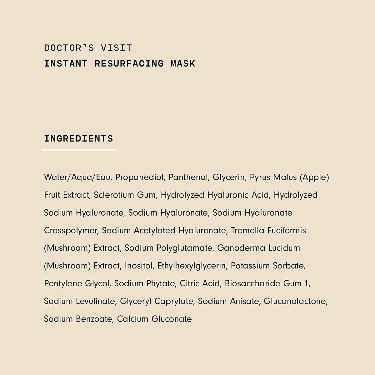 Versed Doctor’s Visit Instant Resurfacing Face Mask - AHA, BHA and Enzyme Exfoliating Mask Helps Reduce Hyperpigmentation - Smooth and Moisturize Skin with Vitamin C - Vegan (1.7 fl oz)