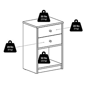 Winsome Trading Accent Table, Black, Each (20936WTI)