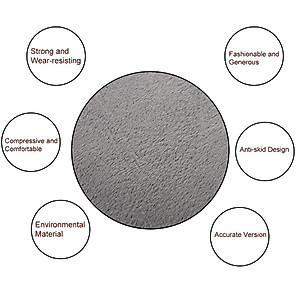 Alucy Rotating Car Swivel Seat, 360 Degree Rotation Converts Any Chair Cushion Detachable Cover Rotatory Chair Pad Comfort Skidproof Office Home Use