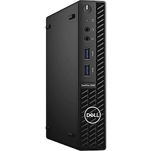 Dell OptiPlex 3080 Micro Form Factor Business Desktop, Intel Core i5-10500T Processor, 16 GB DDR4 RAM, 1 TB SSD, WiFi, HDMI, Display Port, Bluetooth, Windows 10 Pro (Latest Model), Black