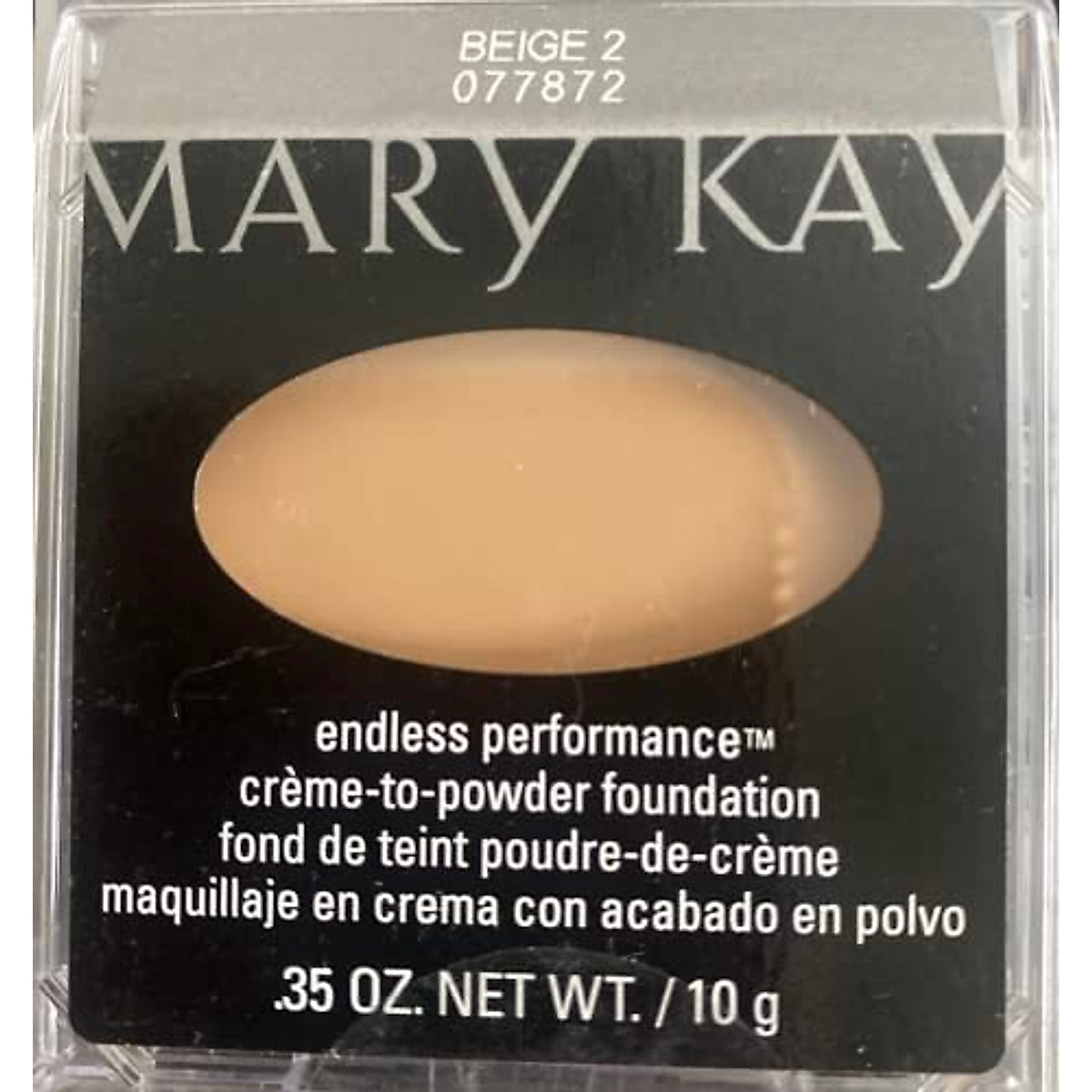 Mary Kay Endless Performance Creme to Powder Foundation~Beige 2