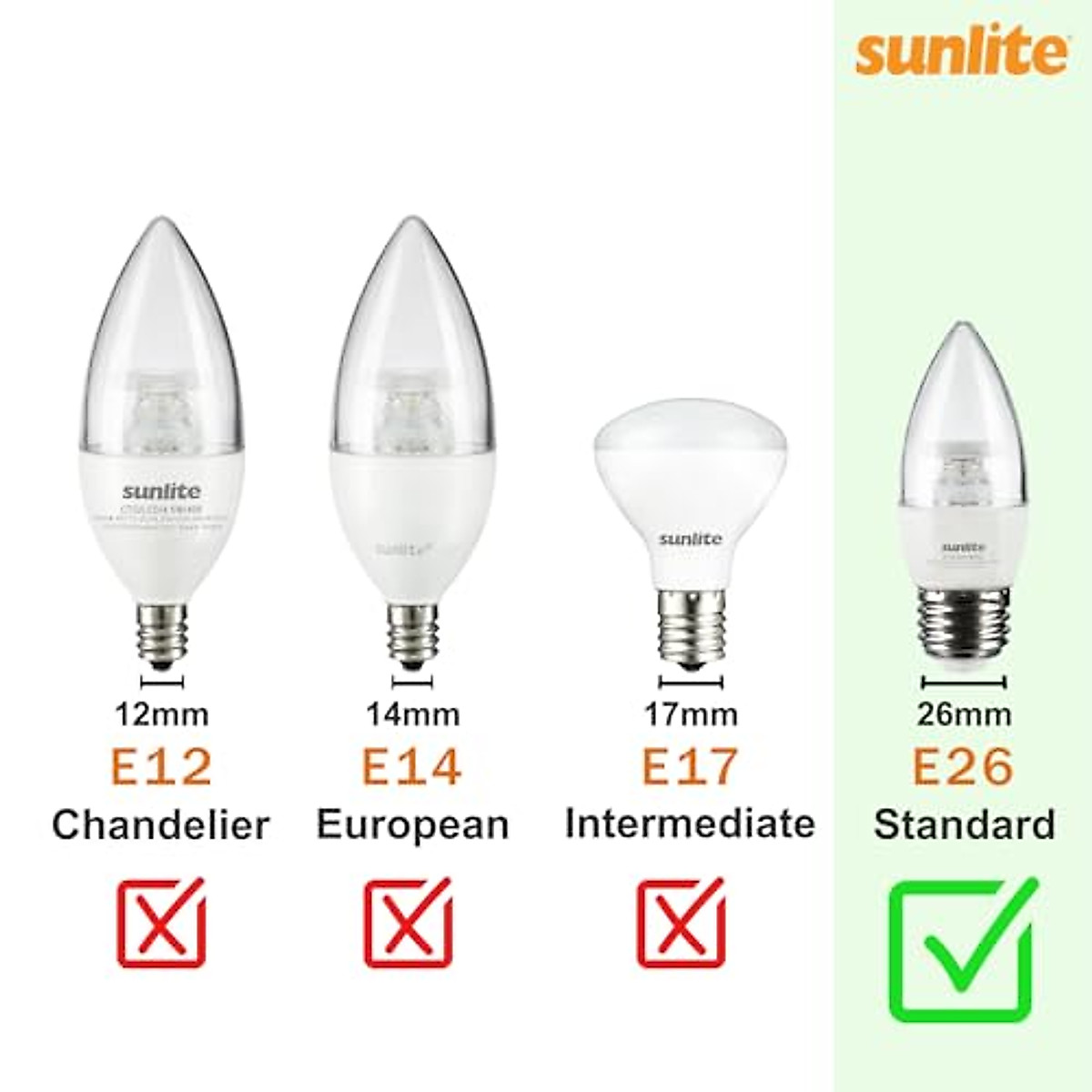 Sunlite 41696 LED G25 Edison Globe Light Bulb, 8.5 Watts (100W=), Medium E26 Base, 800 Lumens, Dimmable, Clear Glass, Antique Long Filament, 90 CRI, Title-20 Compliant, 2700K Soft White, 4 Count
