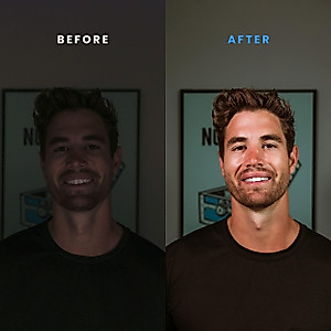 Lume Cube Edge LED Desk Light | Remote Work Swing Arm Desk Lamp with Clamp | Video Conferencing lighting, Zoom Webcam, Task Light, Drafting Light, Table Lamp | Adjustable Brightness, Color Temperature