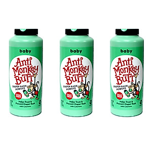 Anti Monkey Butt Baby Powder 6 oz. 3 Pack