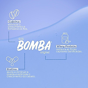 Salon Line - Linha SOS Bomba (Crescimento) - Tonico Fortalecedor 100 Ml - (SOS Bomb (Growth) - Strengthening Tonic 3.38 Fl Oz)