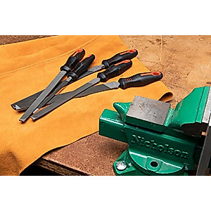 Nicholson Crescent 5 Pc General Purpose File Set with Ergonomic Handles - 22040HNNN