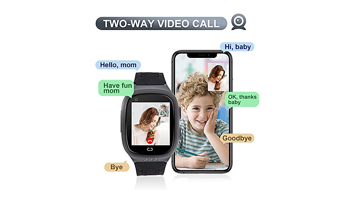 Kids 4G Smart Watch GPS Tracker with Video Call & SOS | Safe & Fun